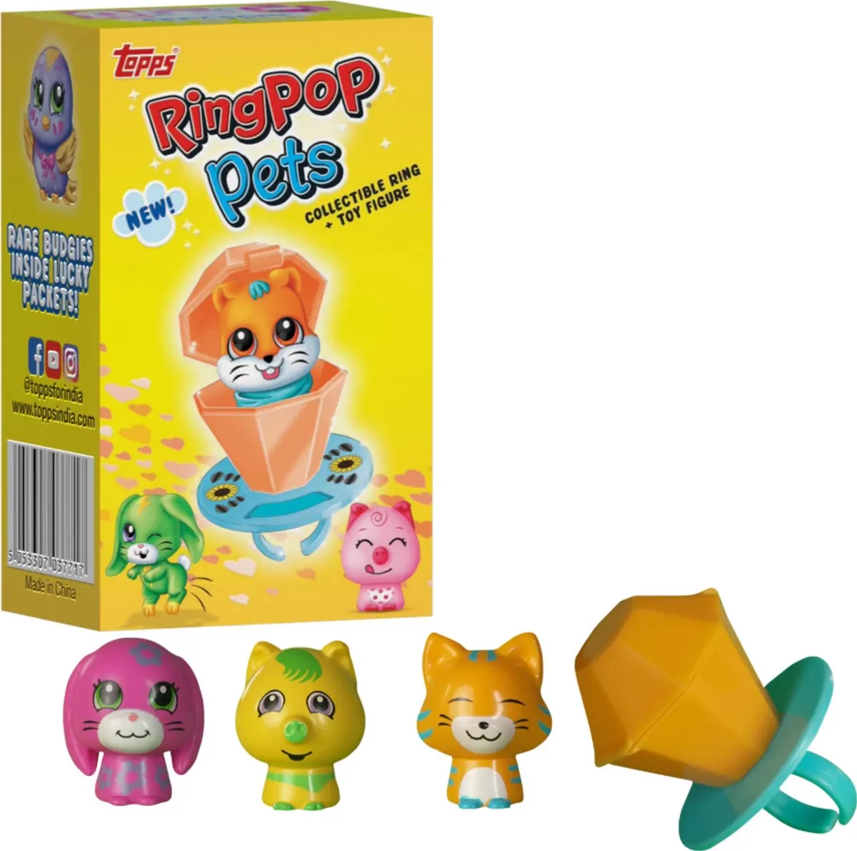 10pk Ring Pop Puppies/Pets/ Mermaid Mix (Storpakk) - Billigmarkedet.no